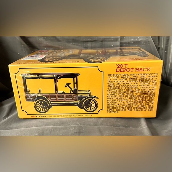 Amt | Games | Skill 2 Model Kit 923 Ford T Depot Hack 125 Scale Model ...
